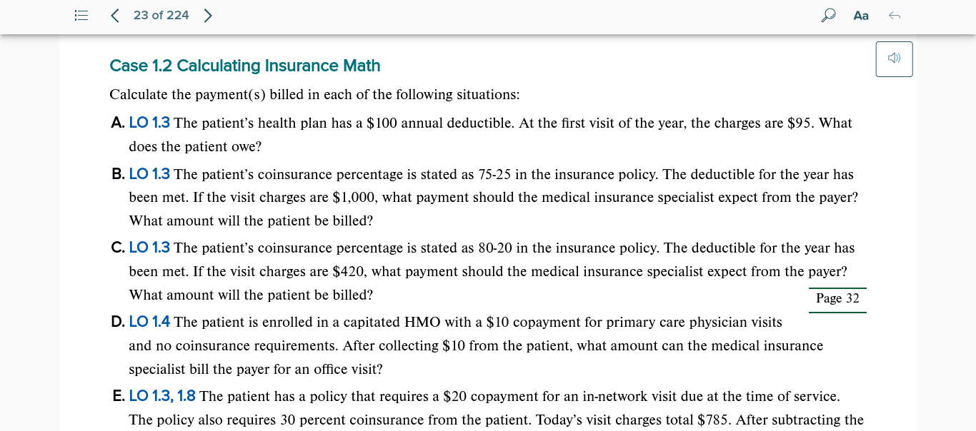 Solved iii E Аа 6 Case 1.2 Calculating | Chegg.com