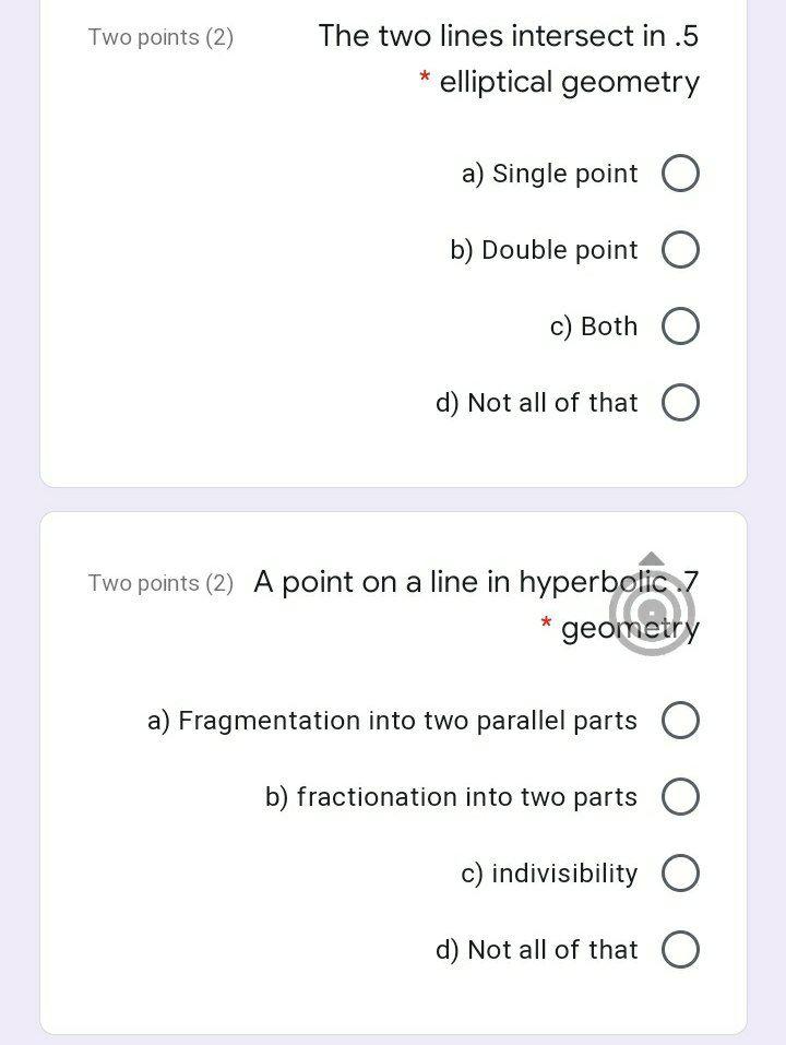 Solved Two points (2) The two lines intersect in .5 | Chegg.com