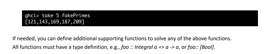 Solved Using Haskell.) One common misconception is that | Chegg.com