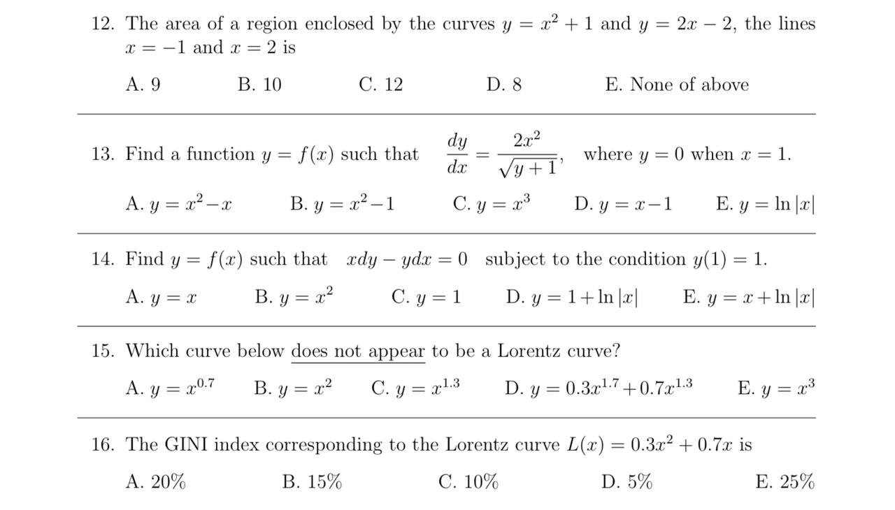 Solved The area of a region enclosed by the curves y=x2+1 | Chegg.com