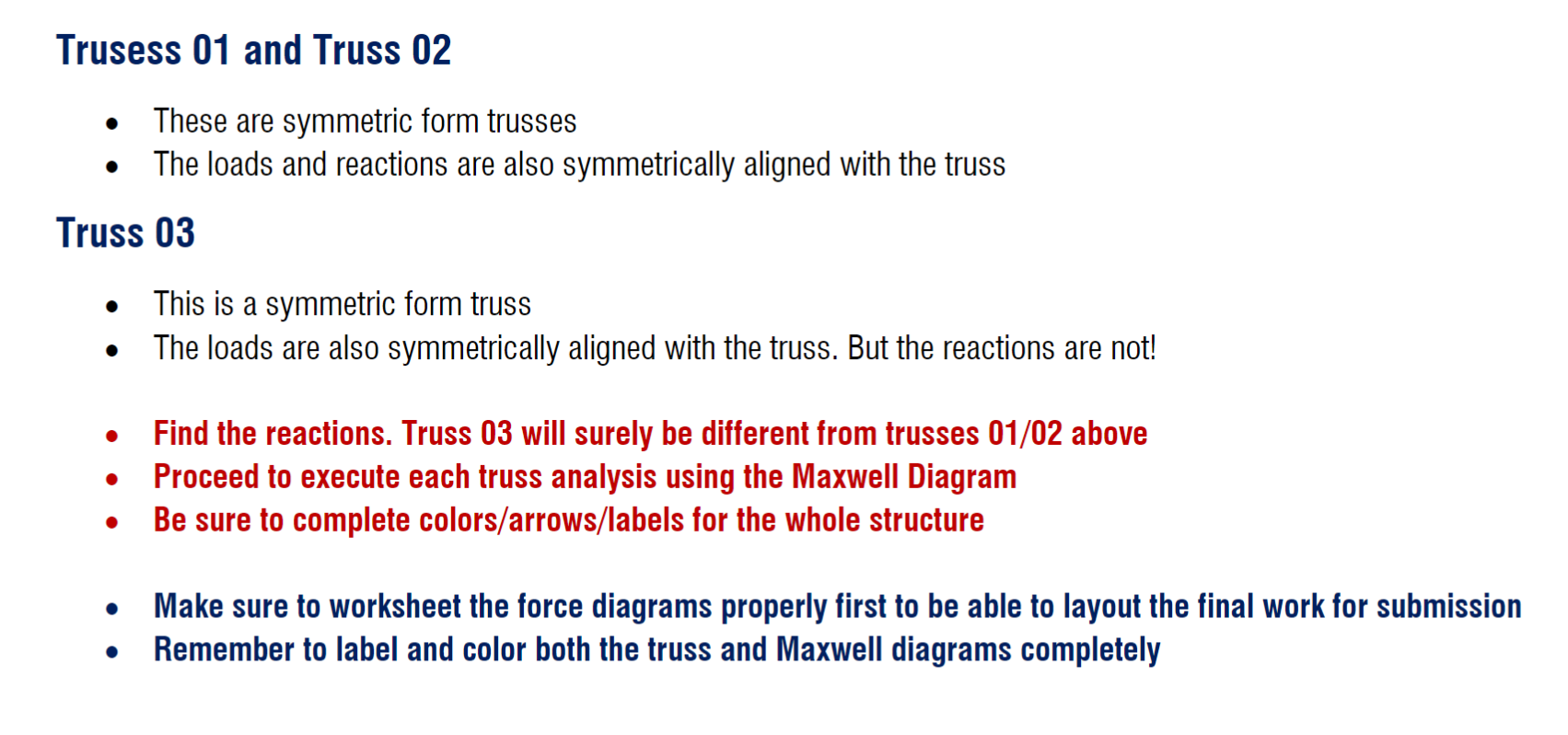 Solved Trusess 01 and Truss 02 - These are symmetric form | Chegg.com