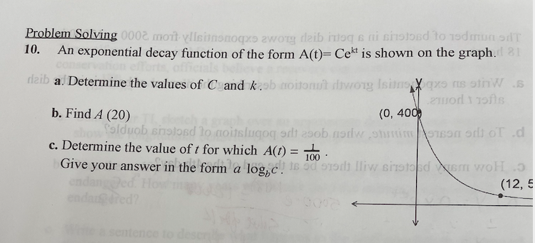 Solved 10. Problem Solving 000 mort vlisinonoqx9 Zwong daib | Chegg.com