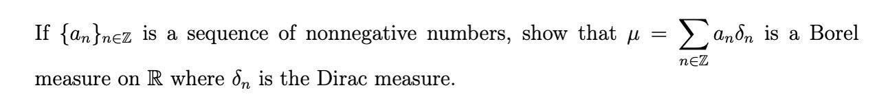 Solved If {an}n∈Z is a sequence of nonnegative numbers, show | Chegg.com