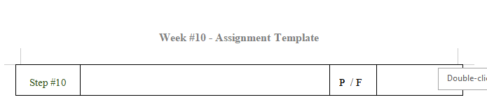 Week #10 - Assignment Template Introduction As part | Chegg.com
