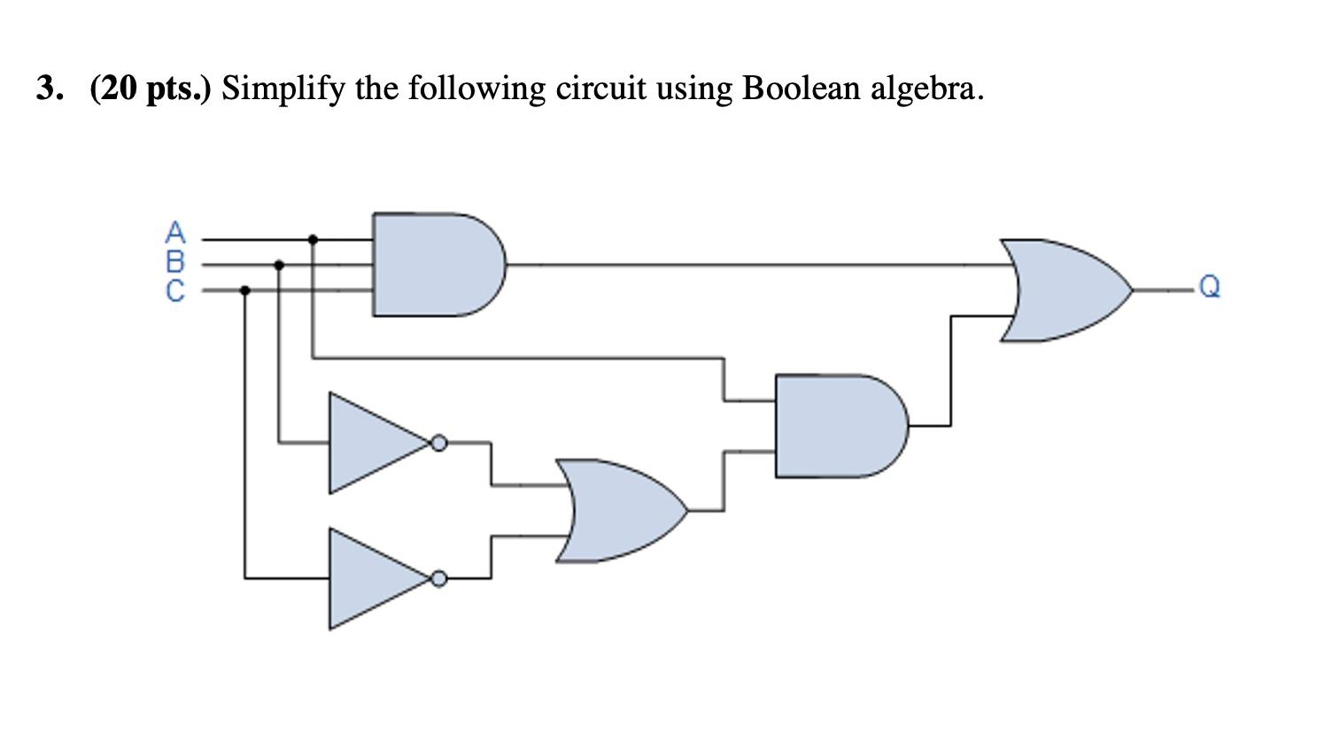Solved 3. (20 pts.) Simplify the following circuit using | Chegg.com