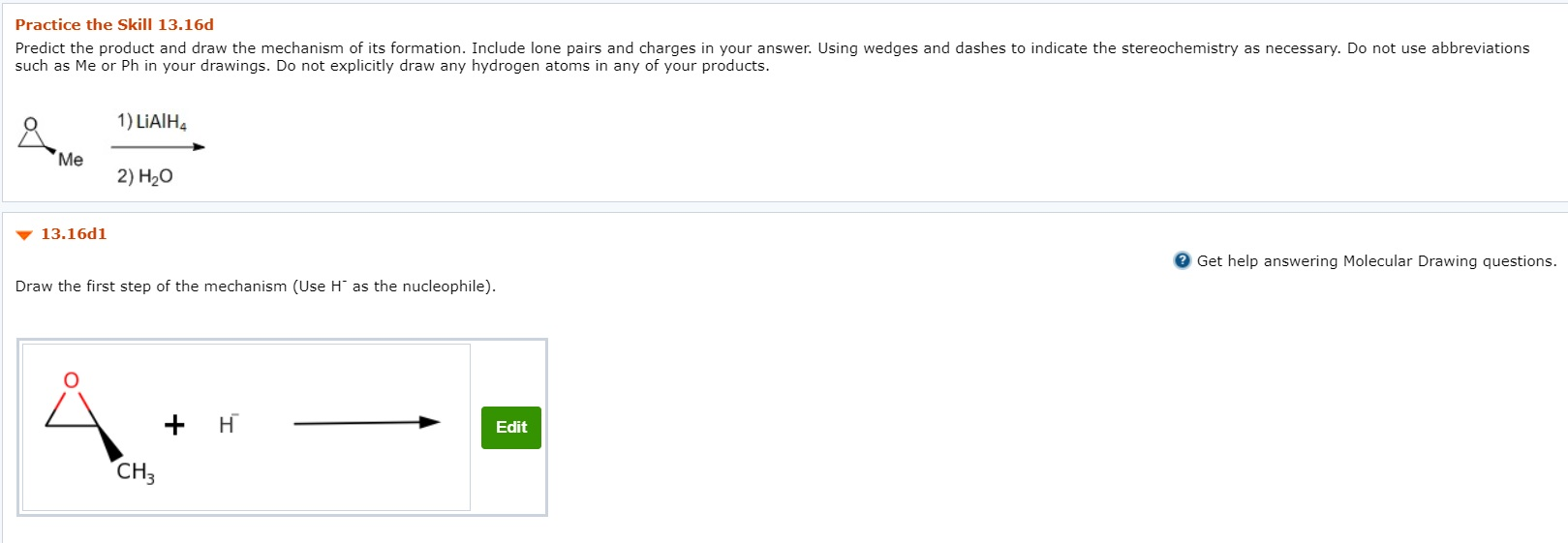 Solved Practice the Skill 13.16d Predict the product and | Chegg.com