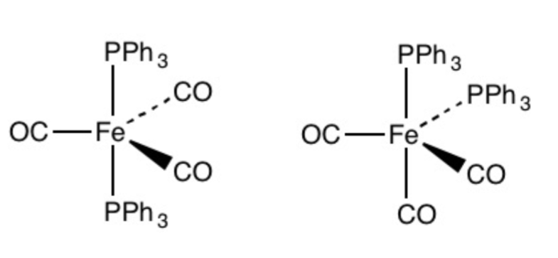 Solved PPh 3 PPh3 PPh3 OC-Fe .CO OC-Fe CO PPh 3 | Chegg.com