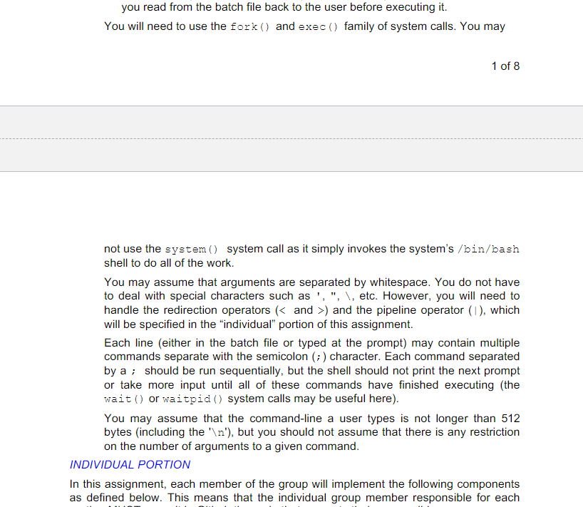 Solved COLLABORATION You should complete this assignment as | Chegg.com