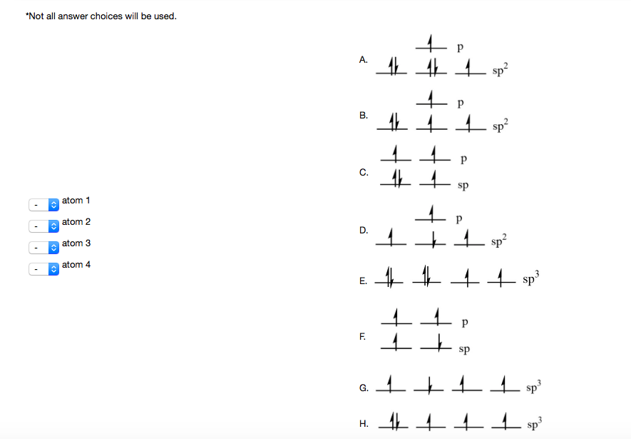Solved Determine The Hybridization And Electronic Structure