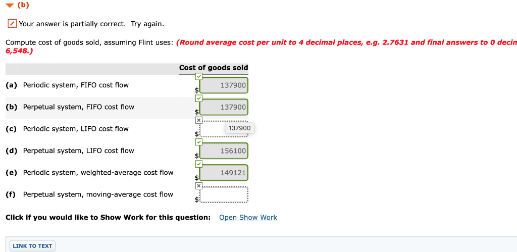 Solved Flint Company is a multi product firm. Presented | Chegg.com