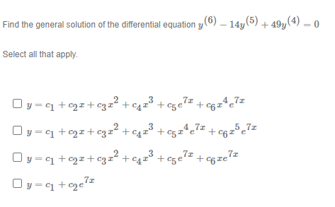 Solved Find the general solution of the differential | Chegg.com