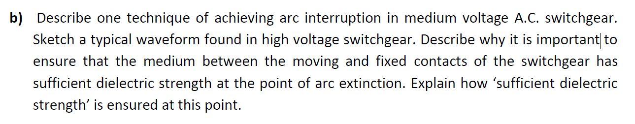 Solved o) Describe one technique of achieving arc | Chegg.com