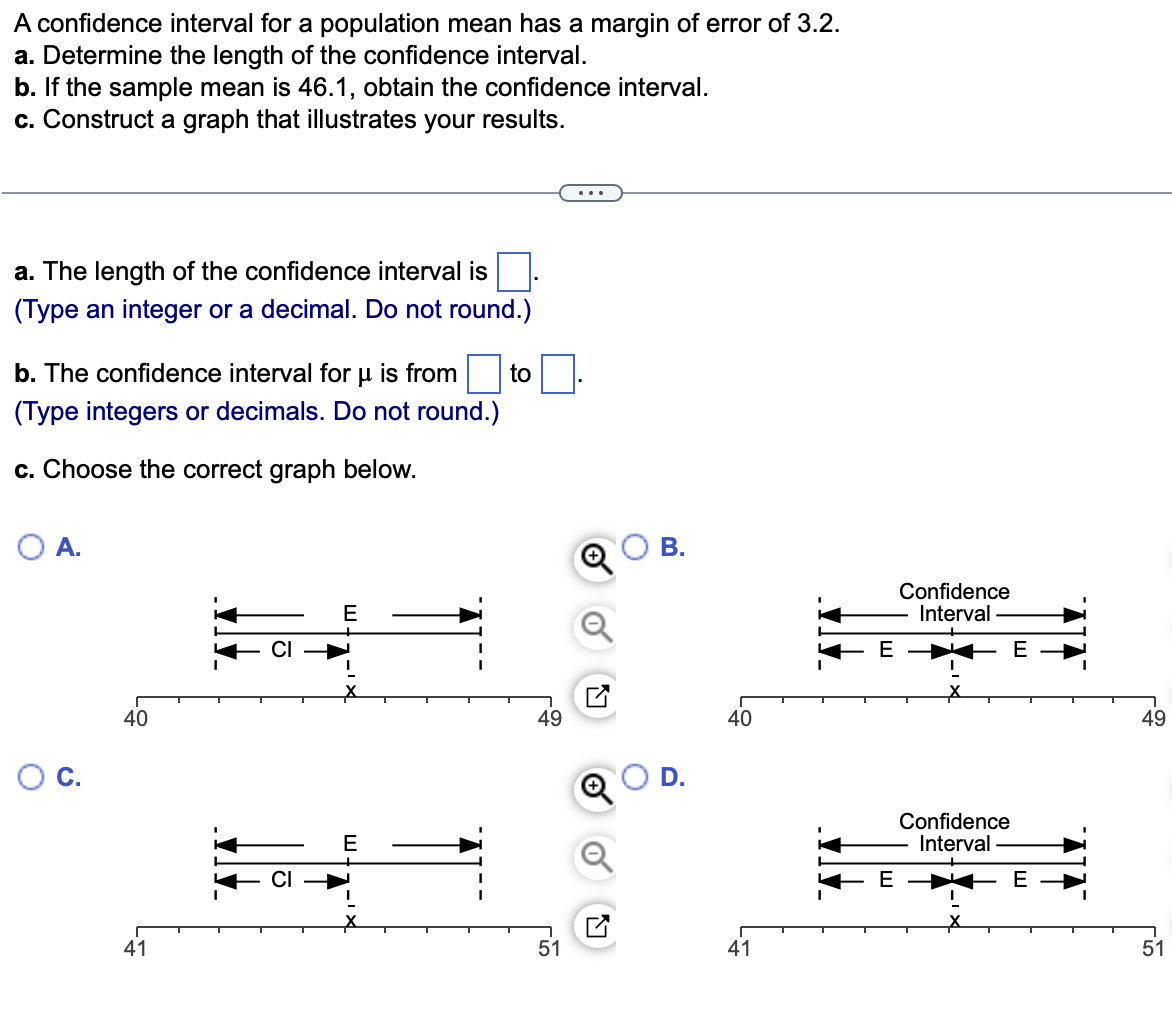 Solved A confidence interval for a population mean has a | Chegg.com
