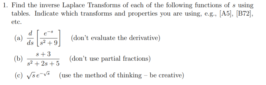 Solved Here's some standard integrals for you to use in | Chegg.com