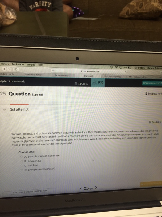 Solved 따! apter 9 homework 9% nort 25 Question 1 point a See | Chegg.com