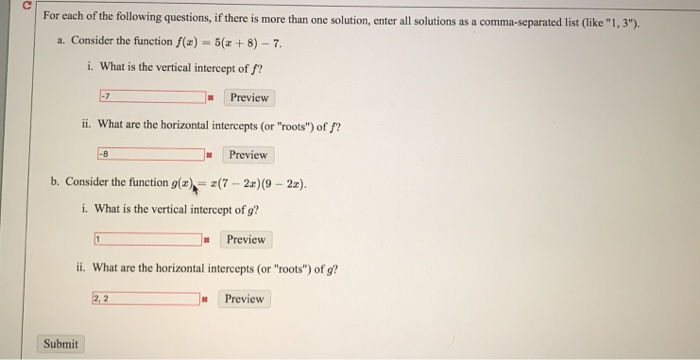 Solved For each of the following questions, if there is more | Chegg.com