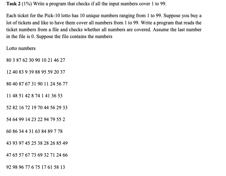 Solved Task 2 1 Write A Program That Checks If All The 2277