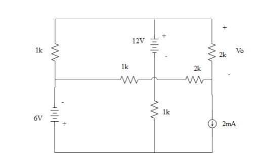 Solved Q4.Using the superposition theorem in fig (iv) find | Chegg.com