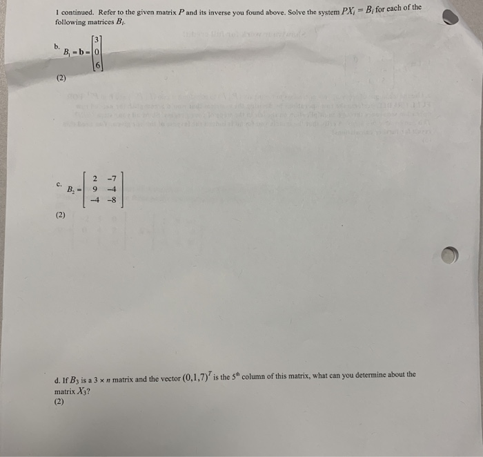 Solved 1. Let p-1 0 2 5 1 -1 a. Use the technique of | Chegg.com