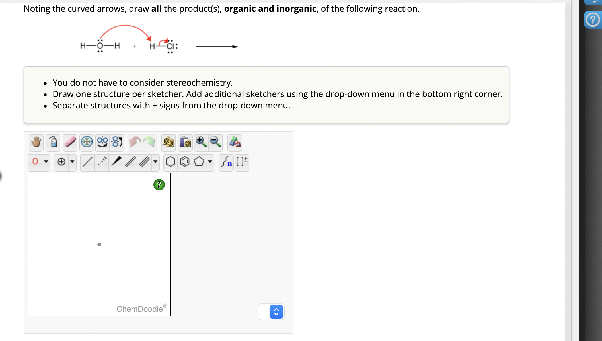 Solved Noting the curved arrows, draw all the product(s), | Chegg.com