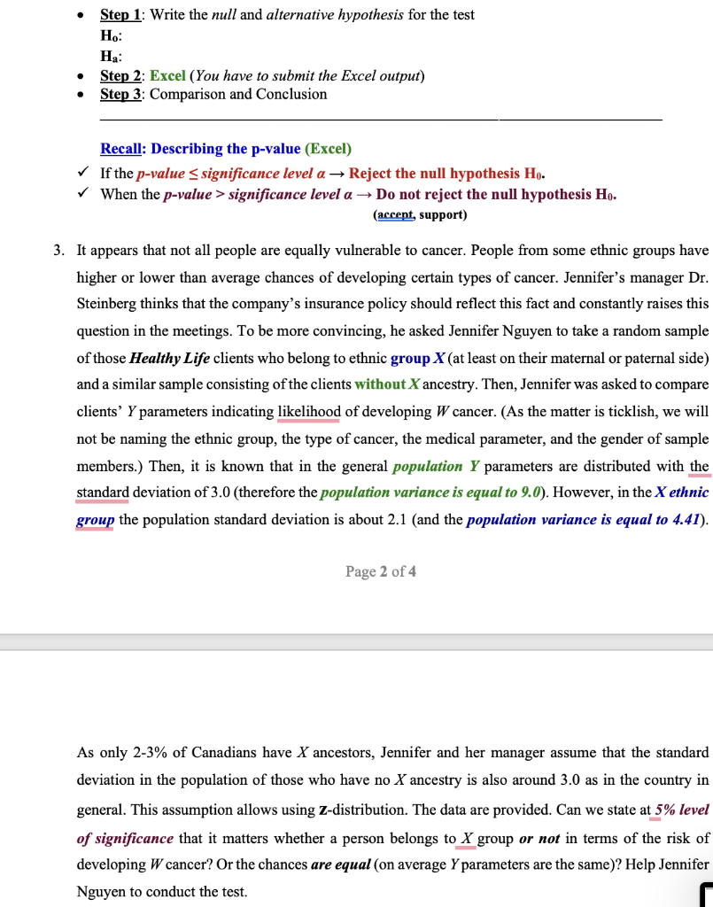 Solved - Step 1: Write the null and alternative hypothesis | Chegg.com