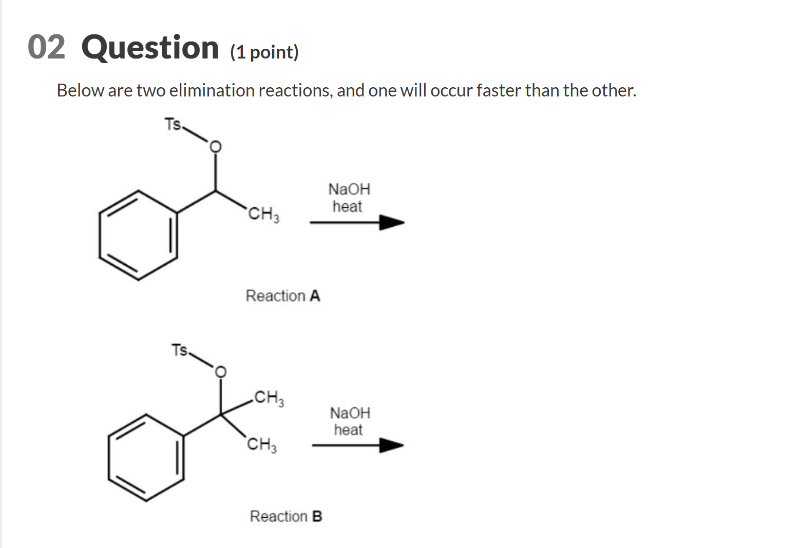 Solved Why would this not occur via E2 reaction even though | Chegg.com