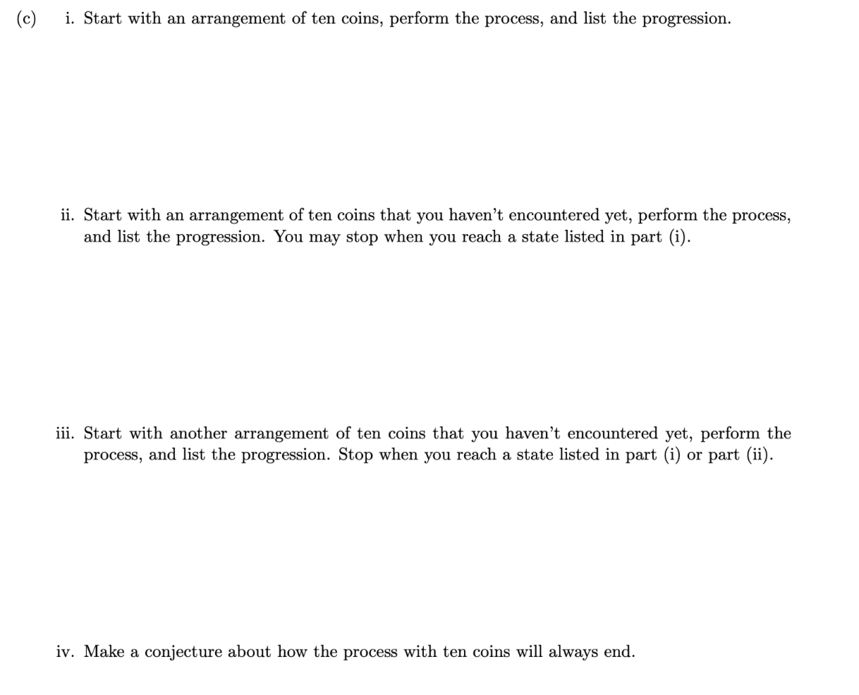 Solved Coin Game puzzle, part 1 Name: Take some coins and | Chegg.com