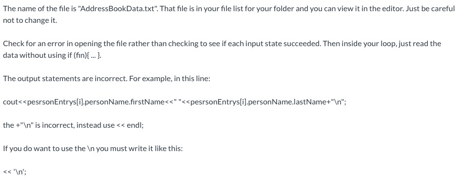 Solved #include using namespace std; struct | Chegg.com