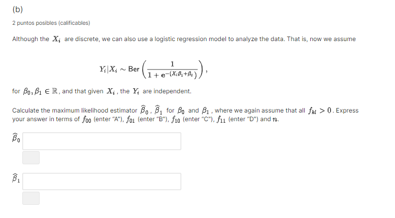 Even though logistic regression is formulated with | Chegg.com