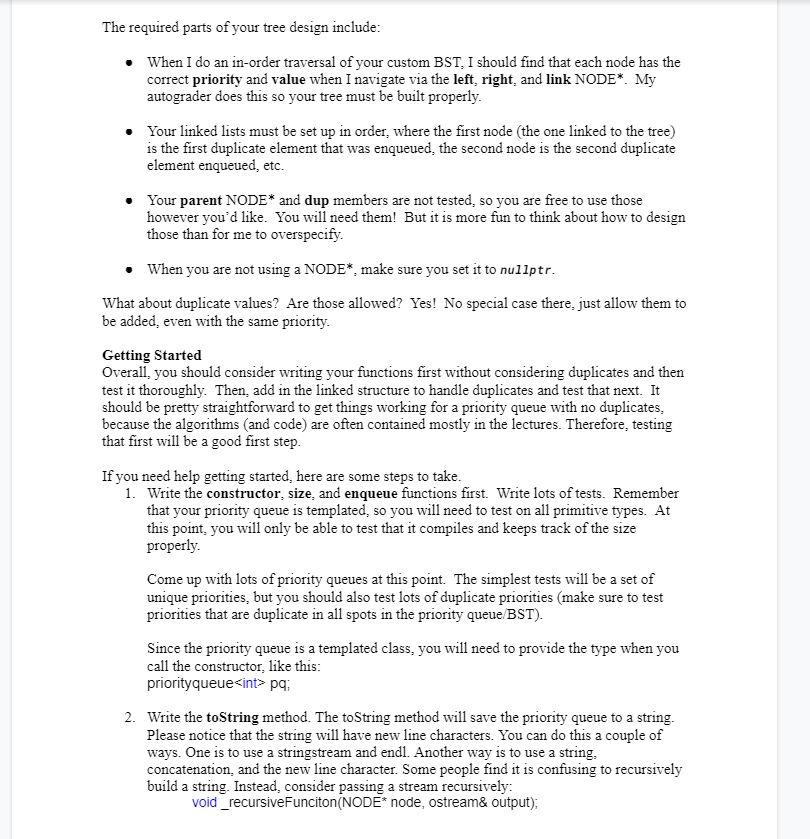 Project Background Queues process elements in a | Chegg.com
