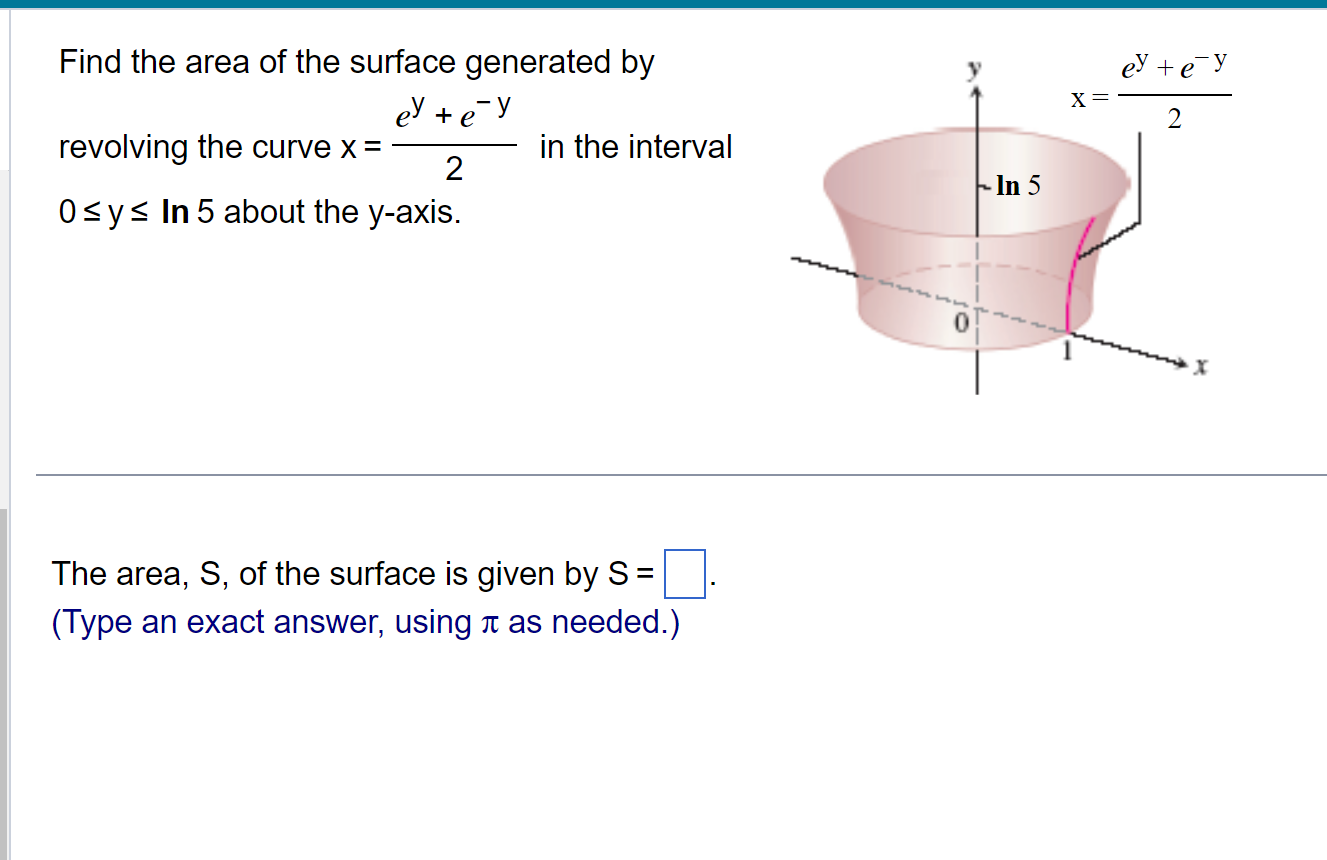Solved Find the area of the surface generated by revolving | Chegg.com