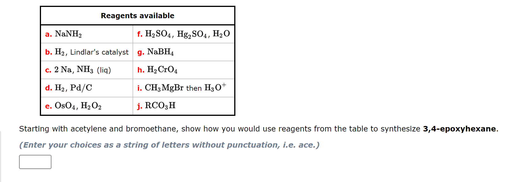 Solved Starting with acetylene and bromoethane, show how you | Chegg.com