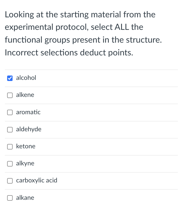 Solved cyclohexanol cyclohexanoneLooking at the starting | Chegg.com