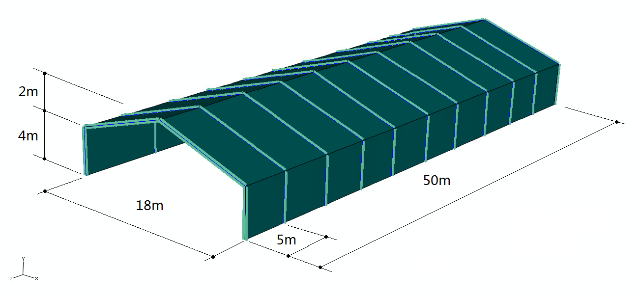 Solved The drawing presents the proposed factory building | Chegg.com