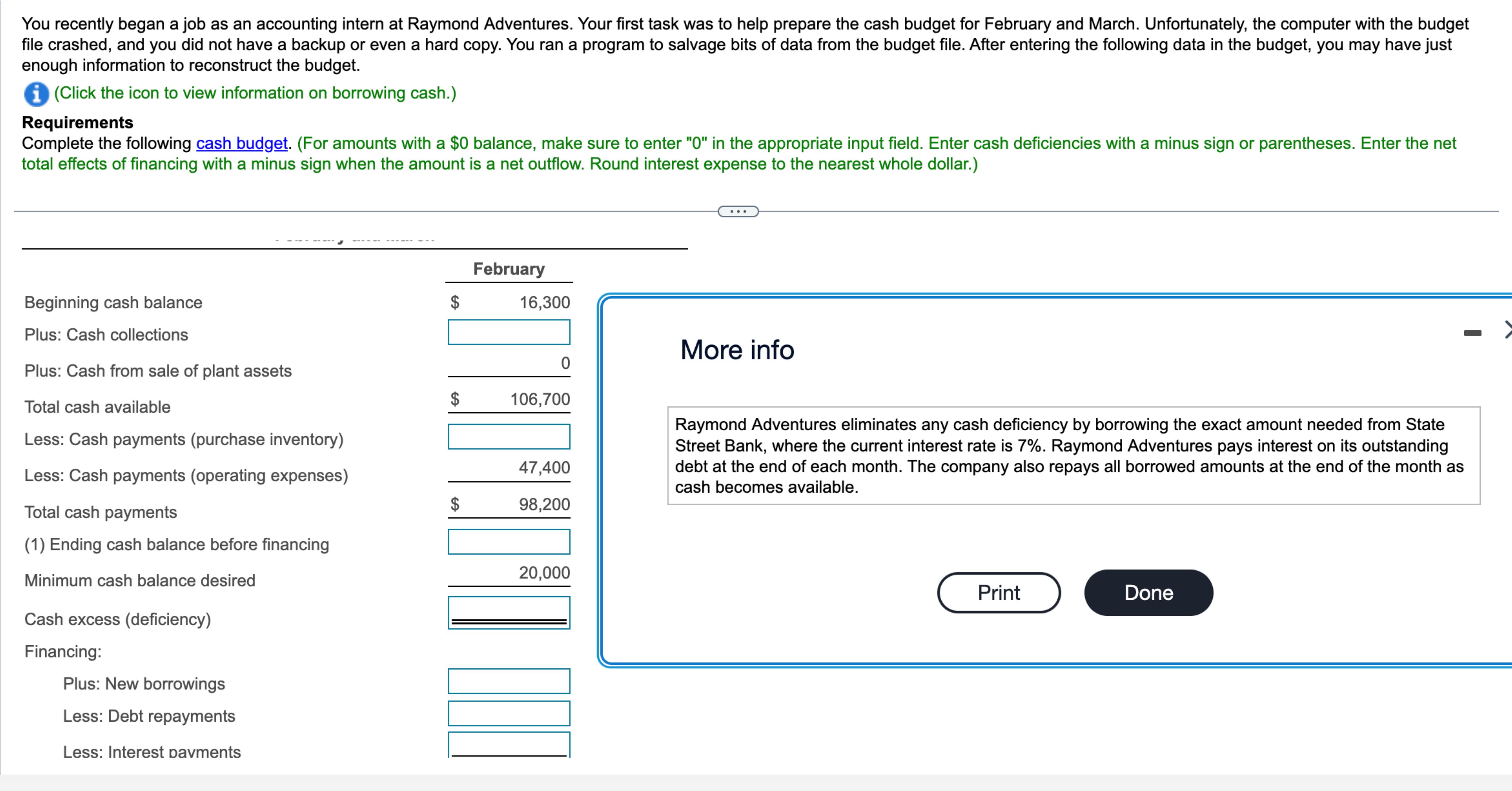 Solved You recently began a job as an accounting intern at | Chegg.com