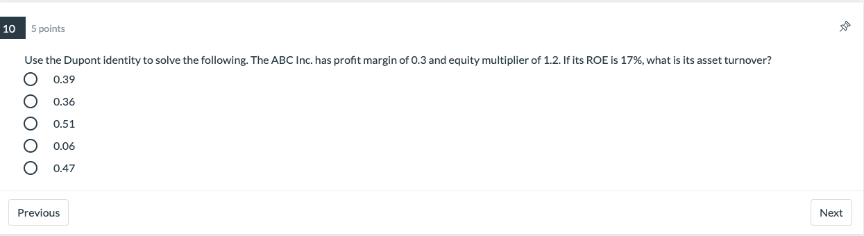 Solved 10 5 points Use the Dupont identity to solve the | Chegg.com