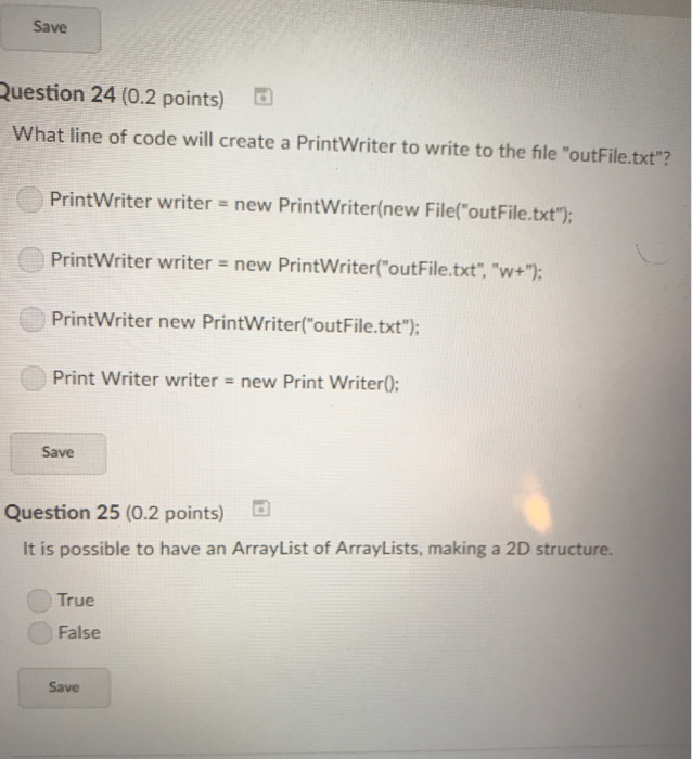 Solved Question 21 (0.2 points) In a 2D array of ints called | Chegg.com
