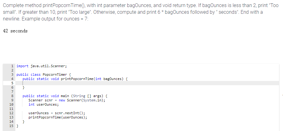 Solved Complete Method Printpopcorntime With Int