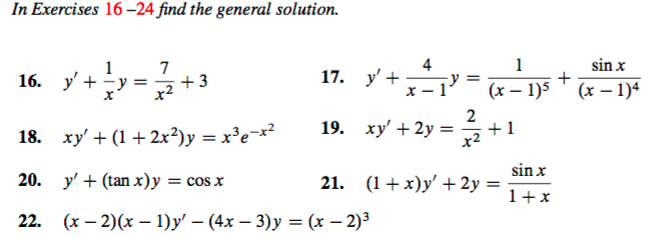 Solved In Exercises 16-24 find the general solution. 4 sin x | Chegg.com