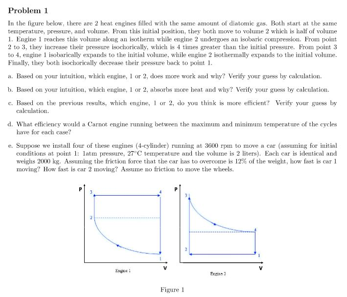 Problem 1 In the figure below, there are 2 heat | Chegg.com