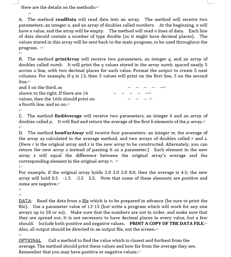 Solved CIS 1115 Assignment 6 Write a complete Java program | Chegg.com