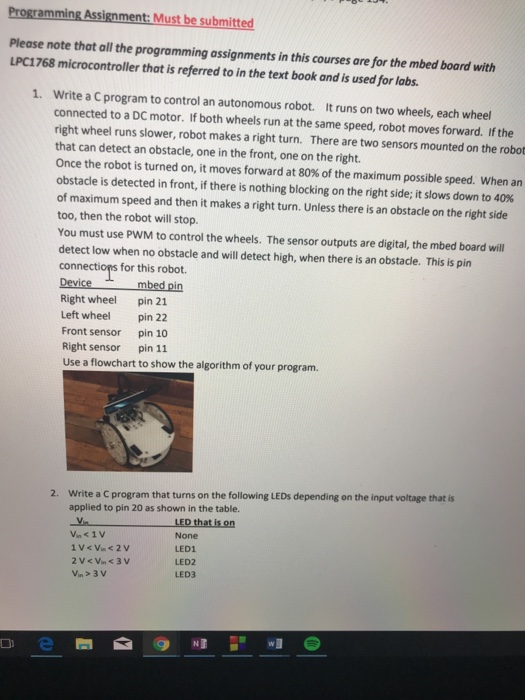 Solved Programming Assignment: Must be submitted Please note | Chegg.com