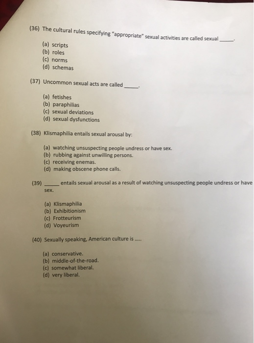 Solved 36 The Cultural Rules Specifying Appropriate