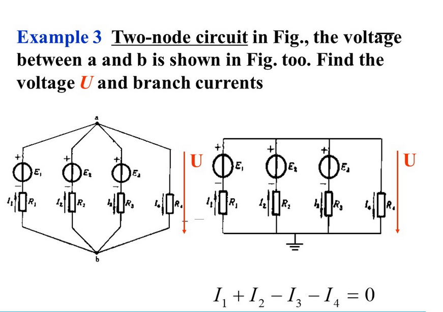 Solved Example 3 Two-node circuit in Fig., the voltage | Chegg.com