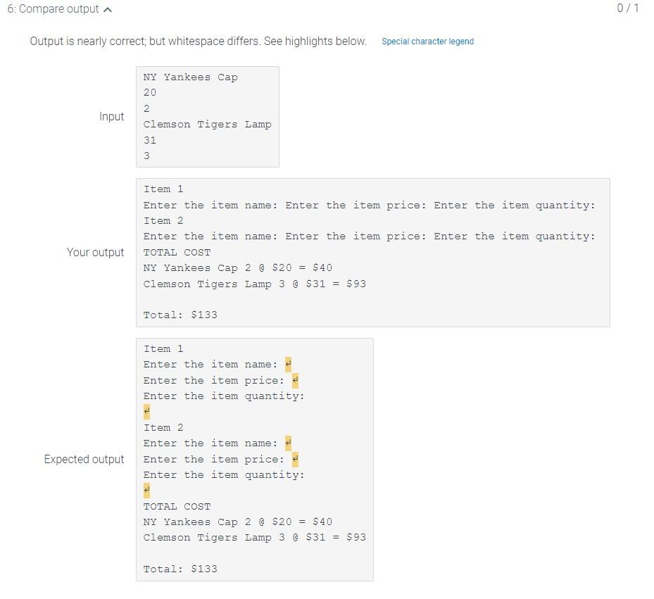 Solved 5.11 Online shopping cart (Java) Create a program | Chegg.com