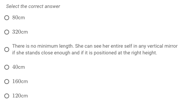 Solved A woman is 160cm tall. What is the minimum vertical | Chegg.com