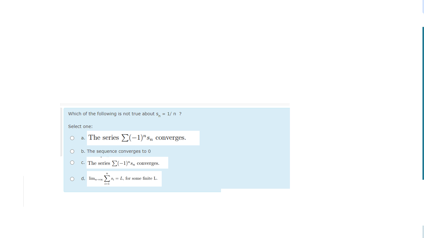 Solved Which of the following is not true about | Chegg.com
