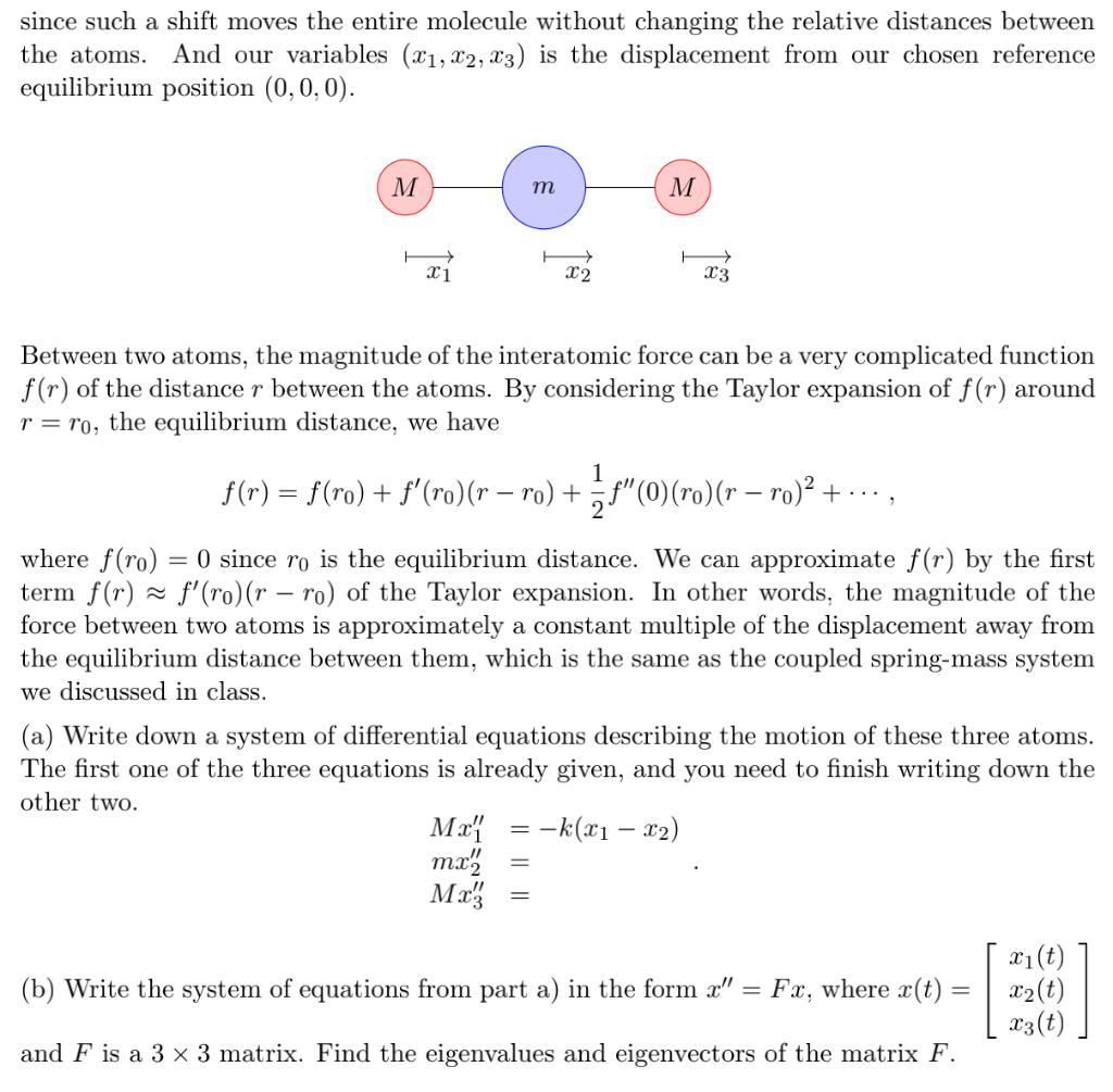 Linear Triatomic Molecule Triatomic Molecules Are
