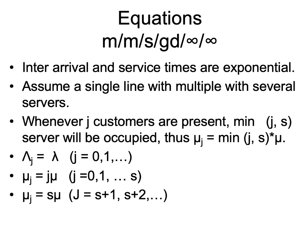 Solved 1 = average number of arrivals entering the system | Chegg.com