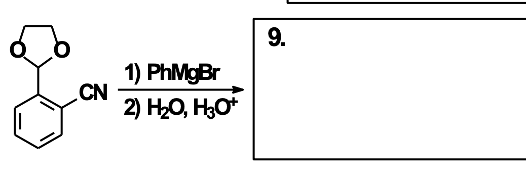 Solved 9. CN 1) PhMgBr 2) H2O, H307 | Chegg.com